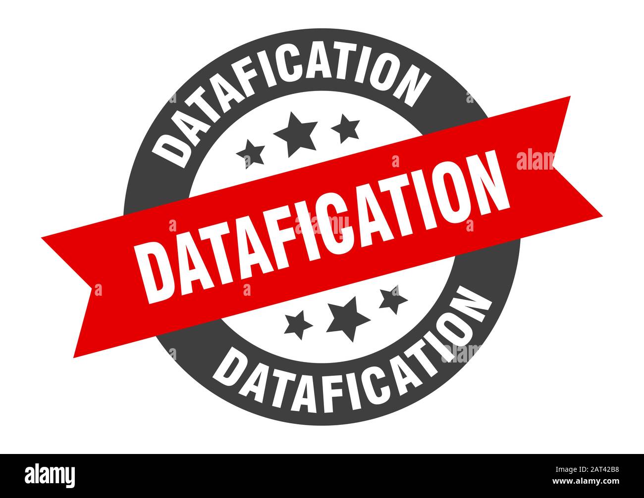 datafication sign. datafication round ribbon sticker. datafication tag Stock Vector Image & Art ...