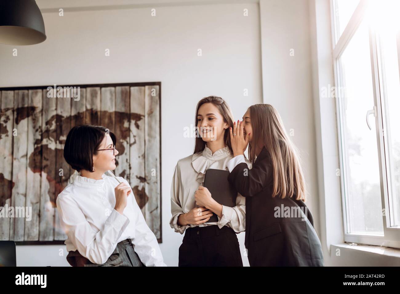 Whispers office hi-res stock photography and images - Alamy