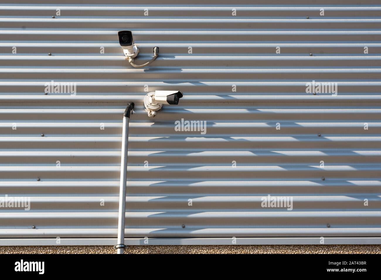 Security cctv cameras watching public space hi-res stock photography ...