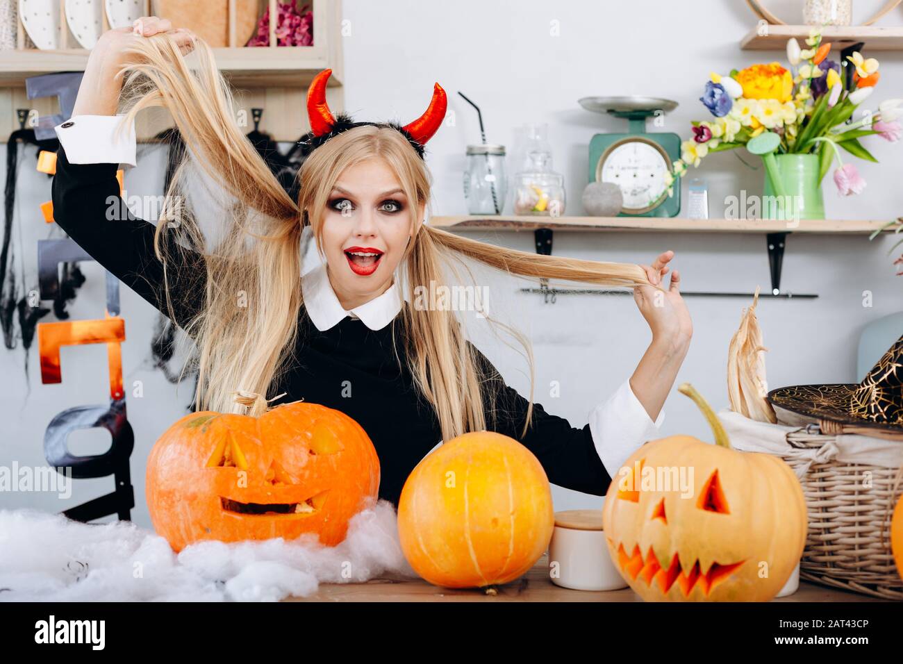 Devil table hi-res stock photography and images - Alamy