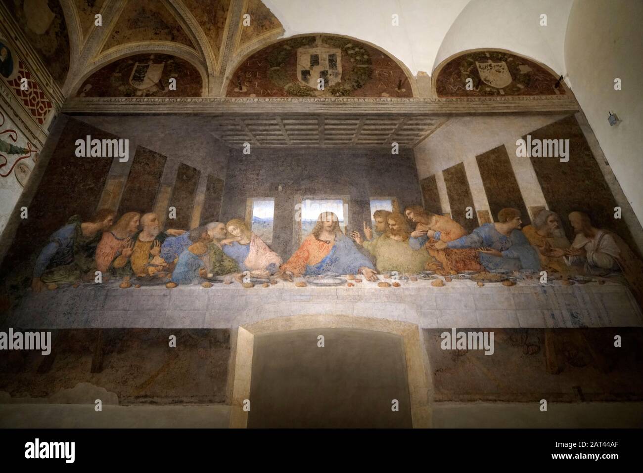 Cenacolo Vinciano, Leonardo's Last Supper Museum, The Last Supper, Refectory of the ancient ...