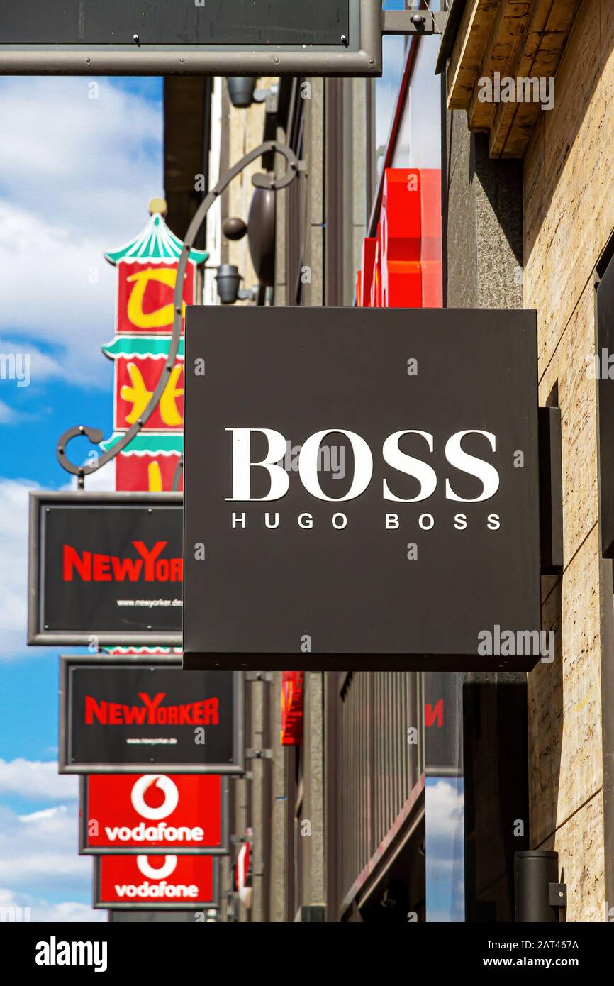 Hugo boss symbol hi-res stock photography and images - Alamy