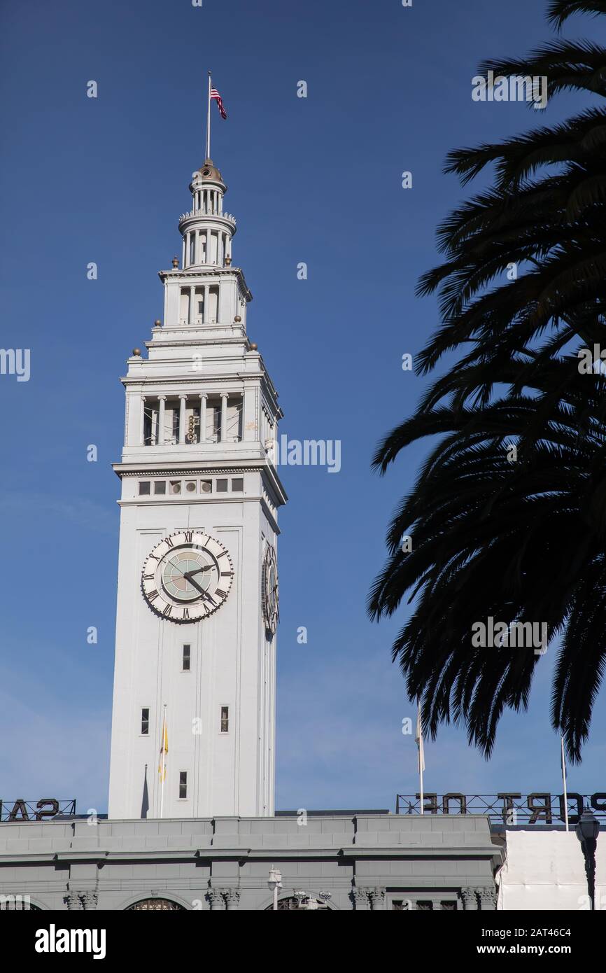 City Hall clock Tower in City Hall clock Tower in San Francisco ,USA ...