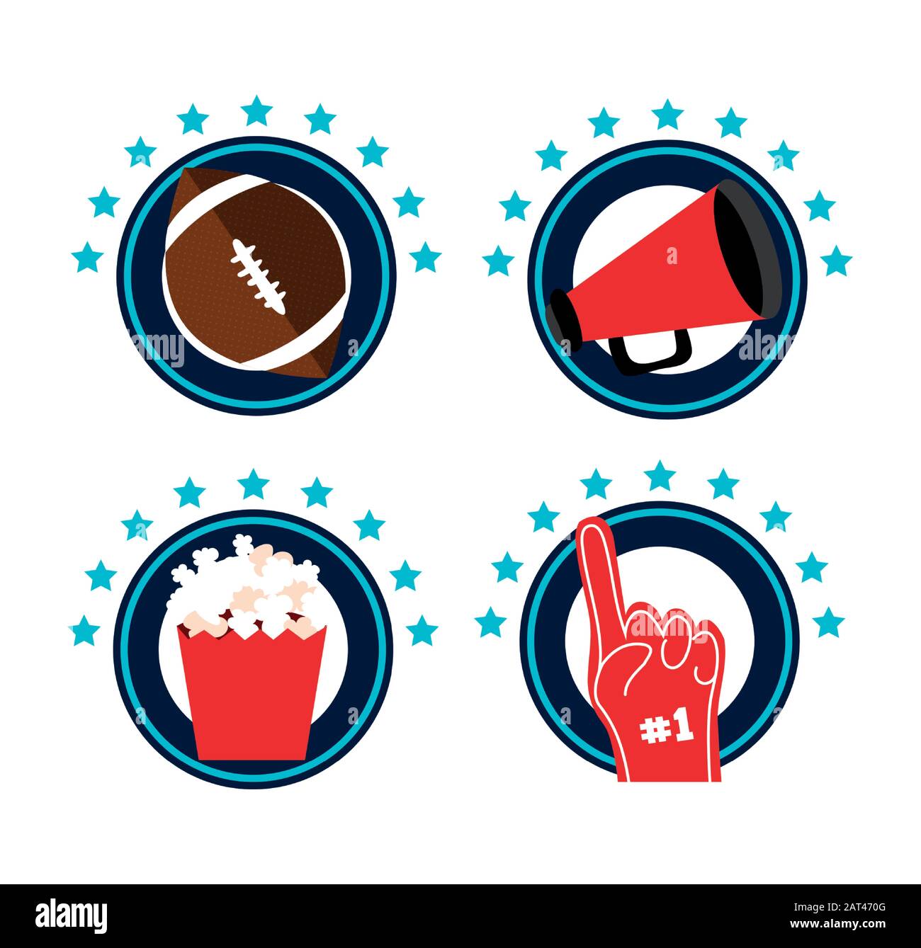 One football icon league Cut Out Stock Images & Pictures - Alamy