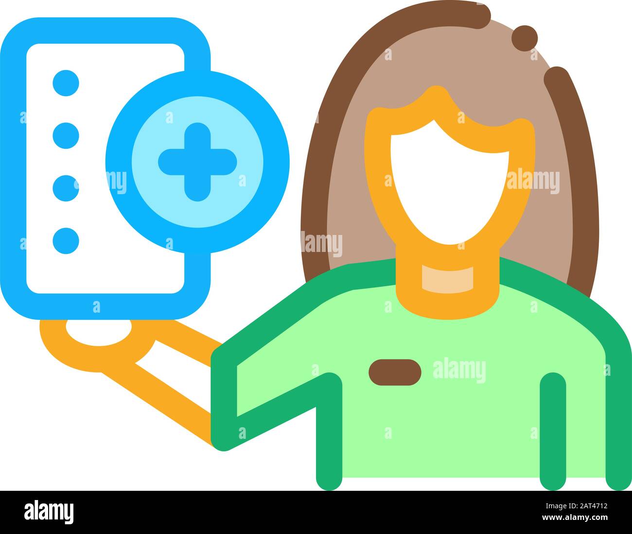 Drug Delivery Icon Vector Outline Illustration Stock Vector Image & Art ...