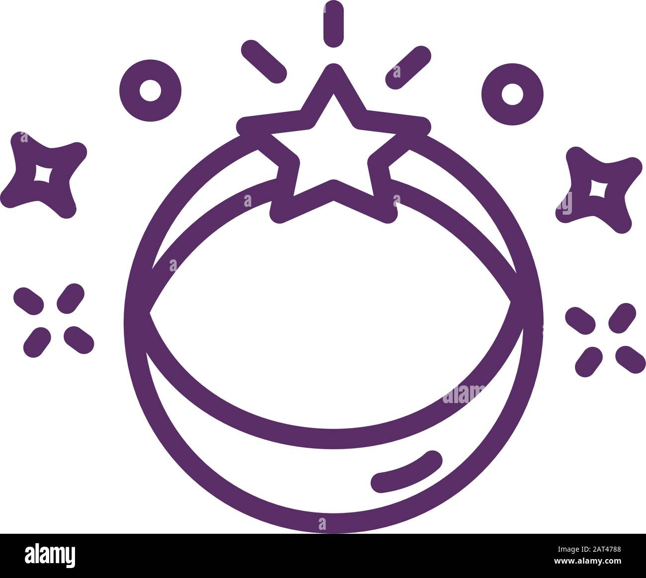 ring with stars splash magic sorcery Stock Vector Image & Art - Alamy