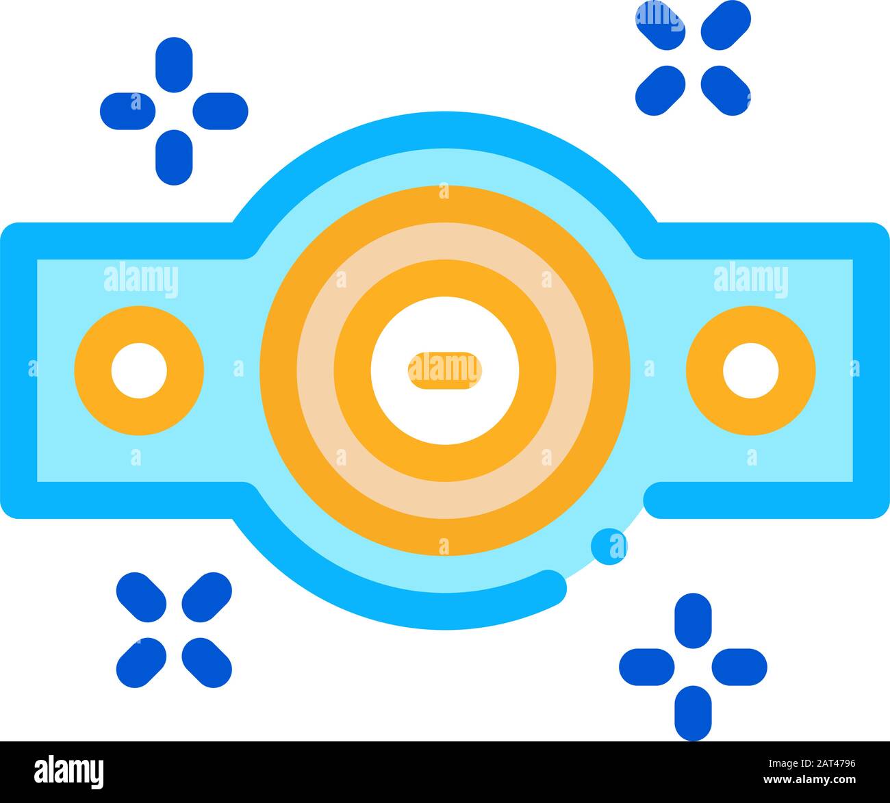 Championship Belt Icon Vector Outline Illustration Stock Vector Image ...