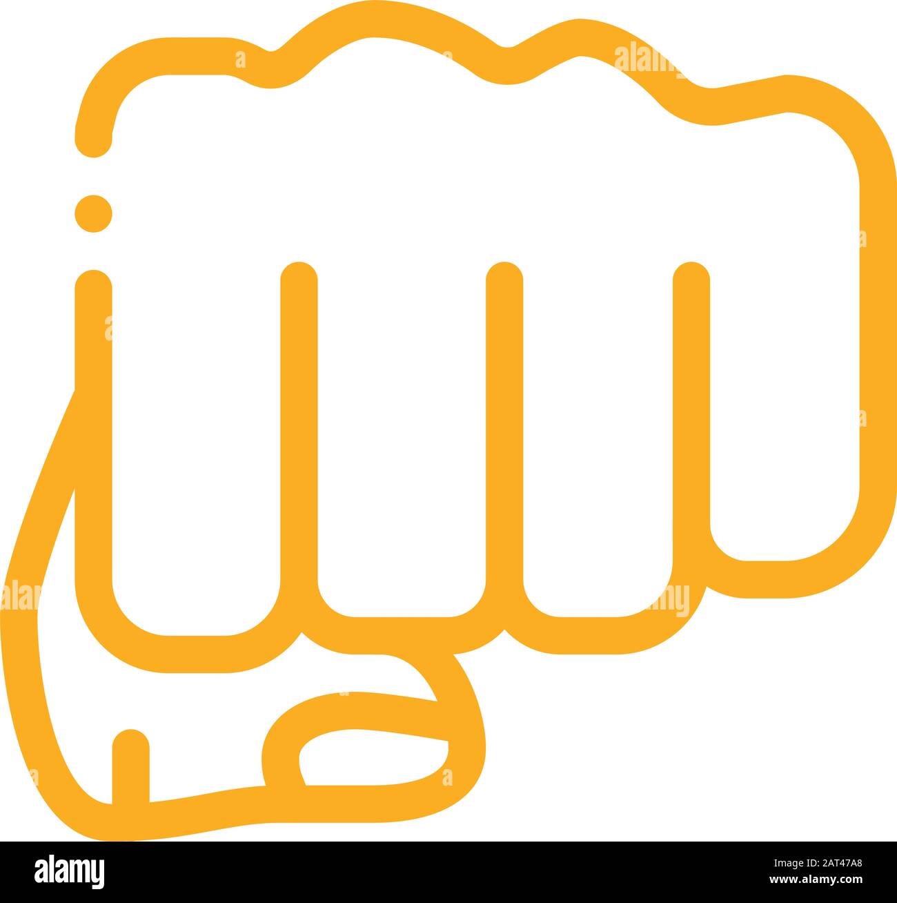 Woman punching punch fist Stock Vector Images - Alamy