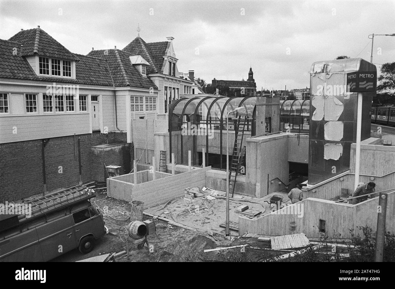 Weesperplein station entrance hi-res stock photography and images - Alamy
