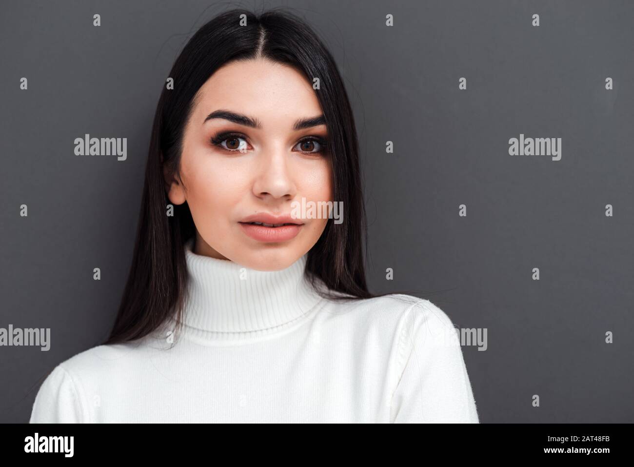Attractive facial features hi-res stock photography and images - Alamy