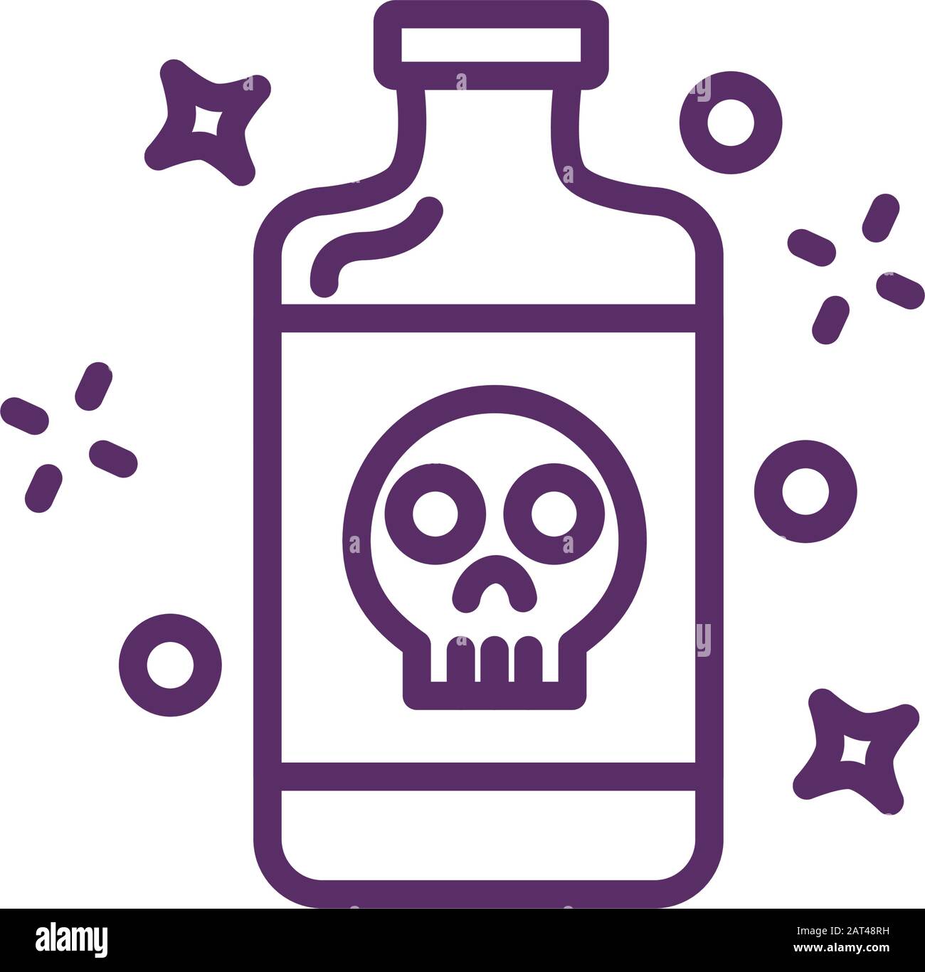 poison bottle magic sorcery icon Stock Vector Image & Art - Alamy