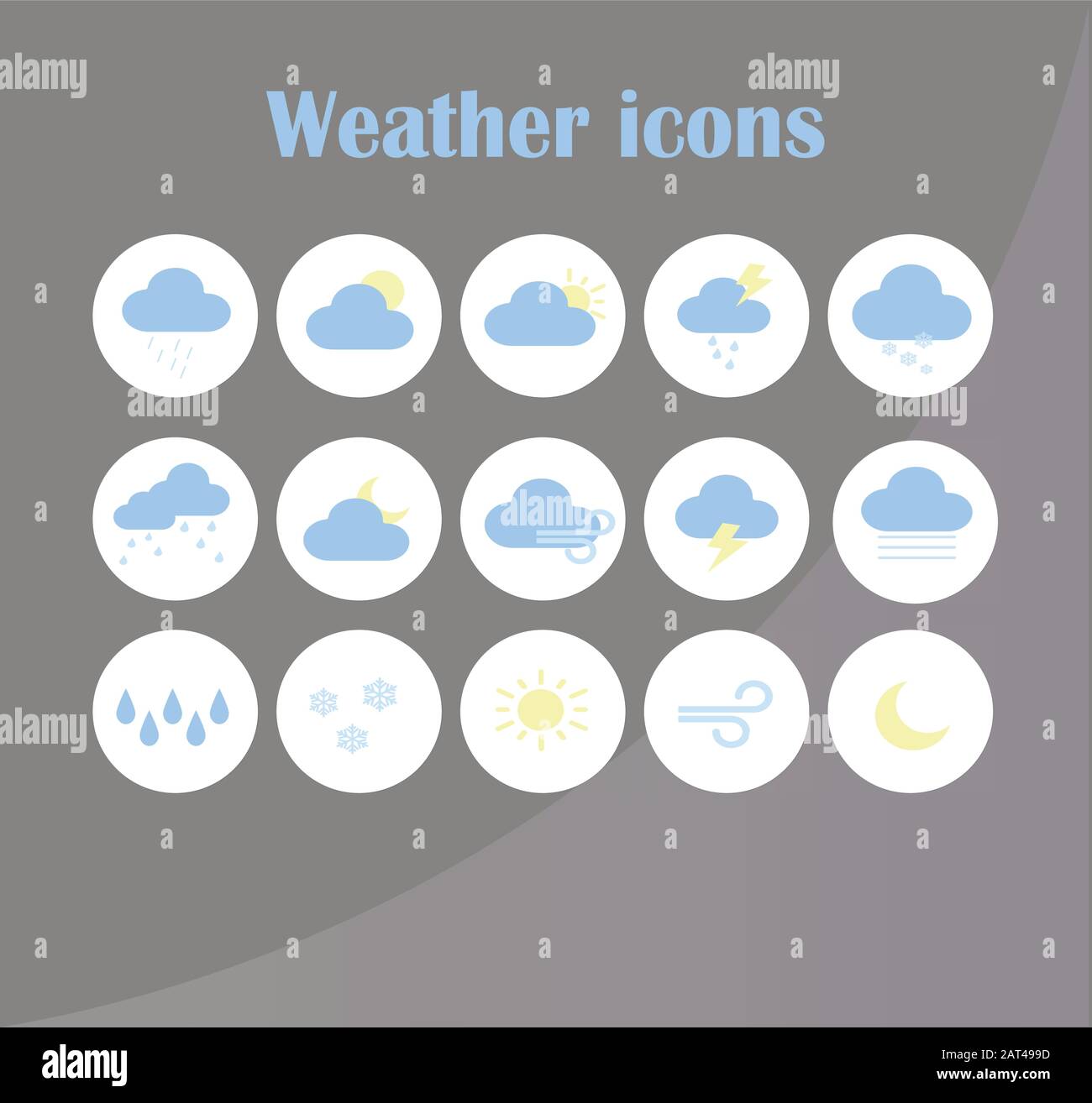 Weather forecaster storm Stock Vector Images - Alamy