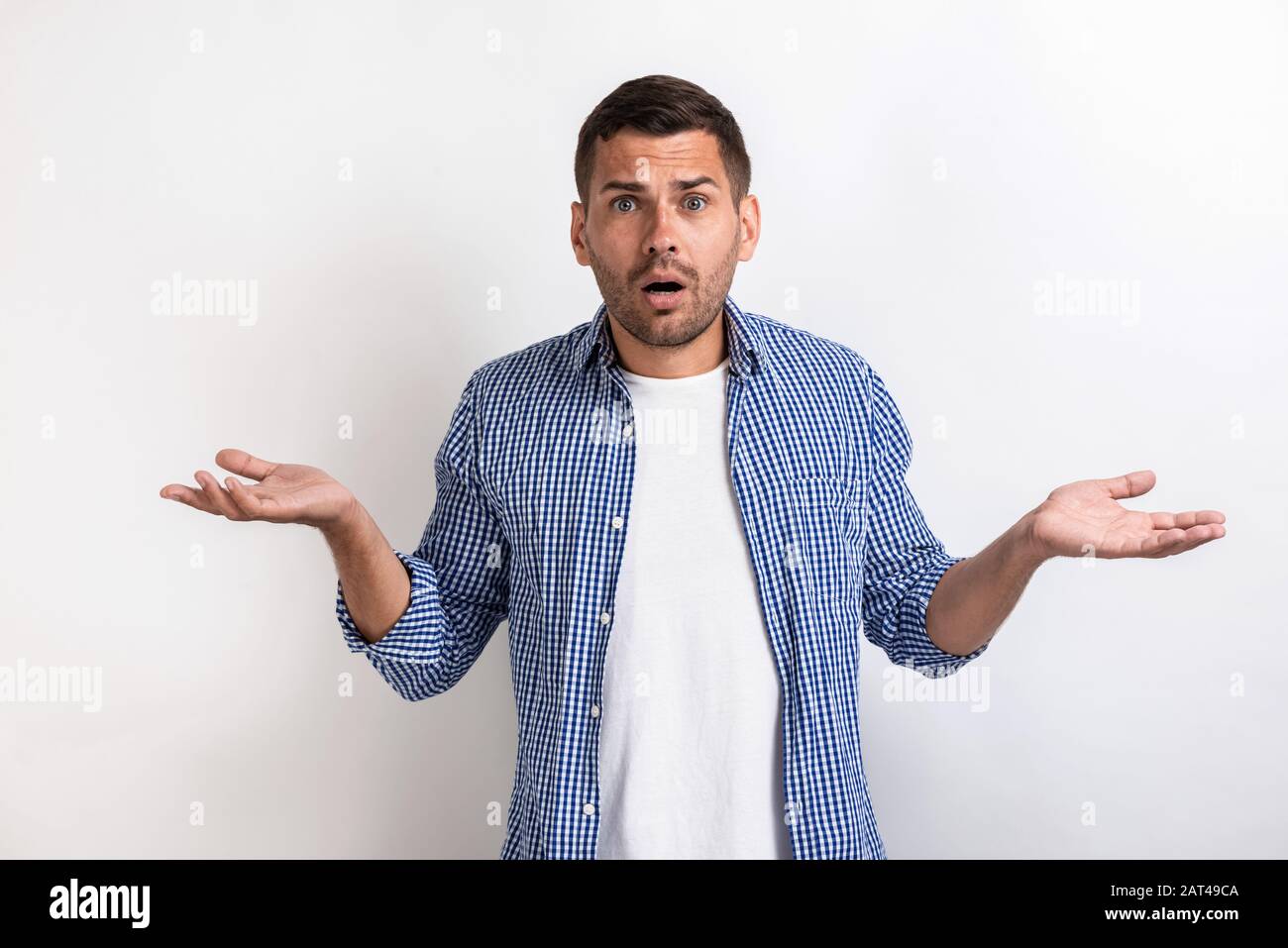 Surprised Man Standing