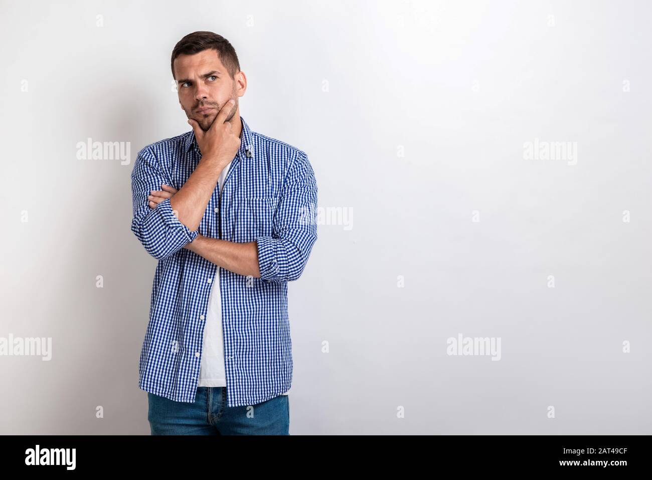 Thinking look hi-res stock photography and images - Alamy
