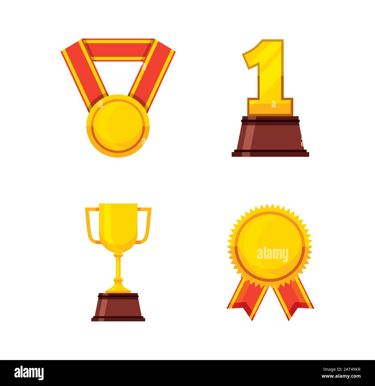 bundle of medals and trophy awards Stock Vector Image & Art - Alamy