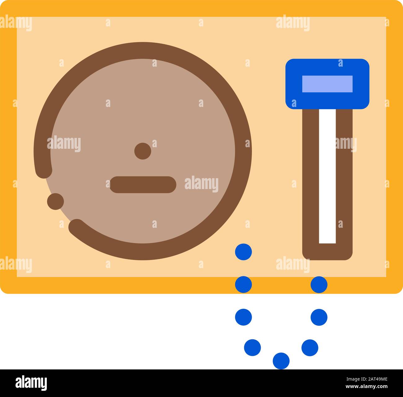 Gong Icon Vector Outline Illustration Stock Vector Image & Art - Alamy