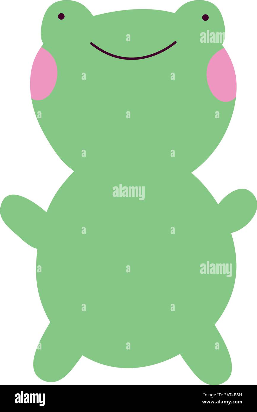 cute little frog character icon Stock Vector Image & Art - Alamy