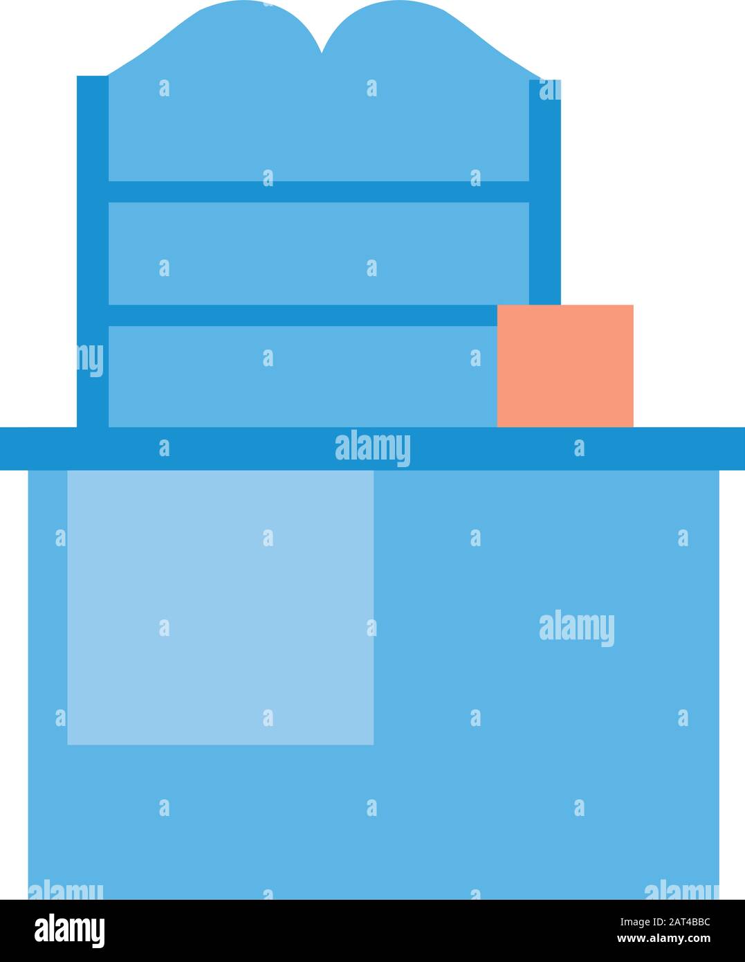 Stand store inside Stock Vector Images - Alamy