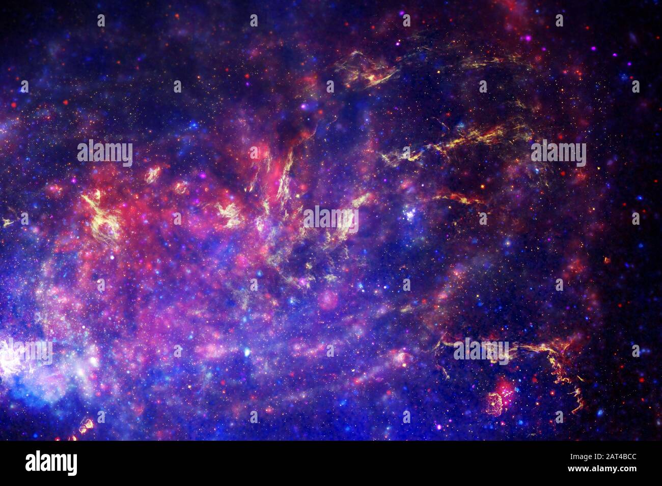 Infinite space with nebulae and stars. Elements of this image furnished ...