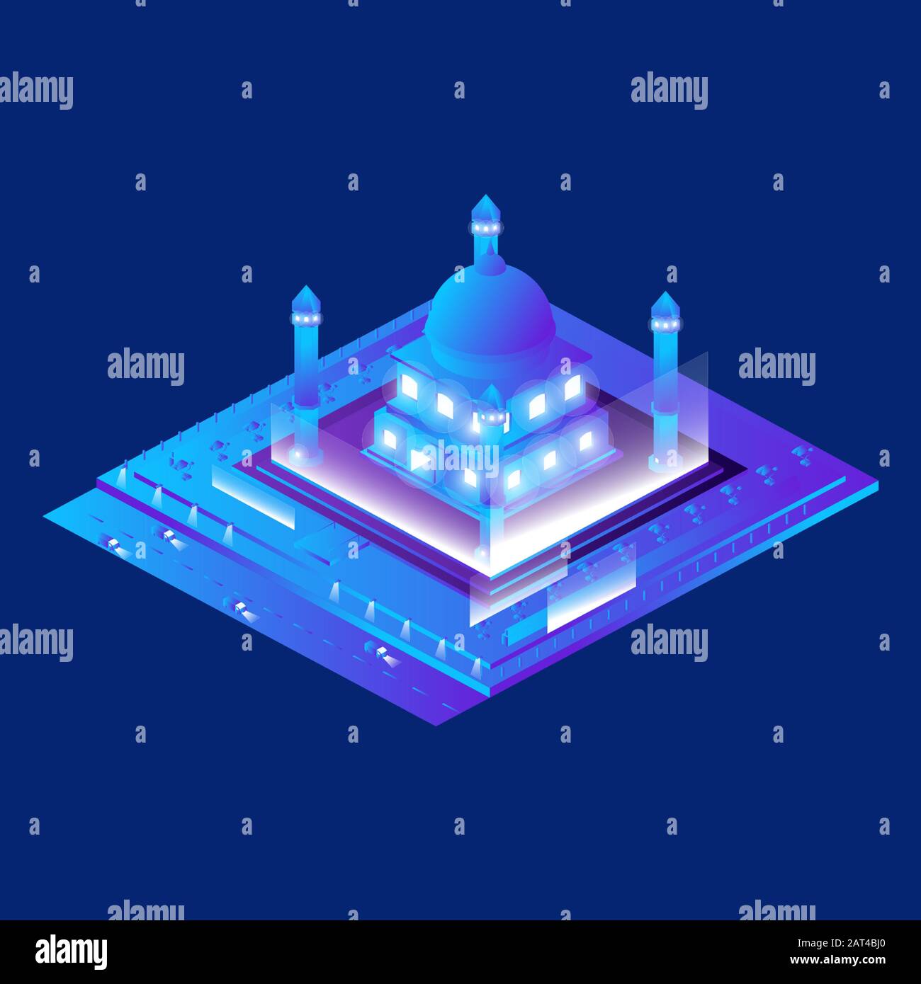 Makkah temple Stock Vector Images - Alamy
