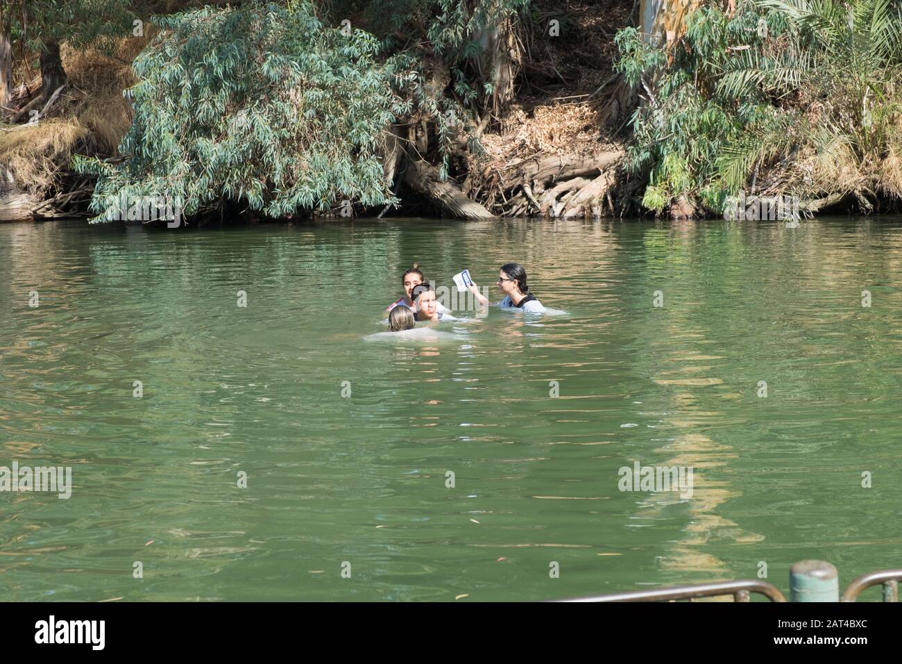 Yardenit Baptismal Site, Israel Stock Photo - Alamy