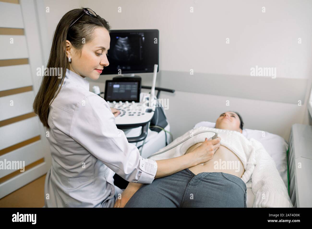Abdominal ultrasound scan hi-res stock photography and images - Alamy