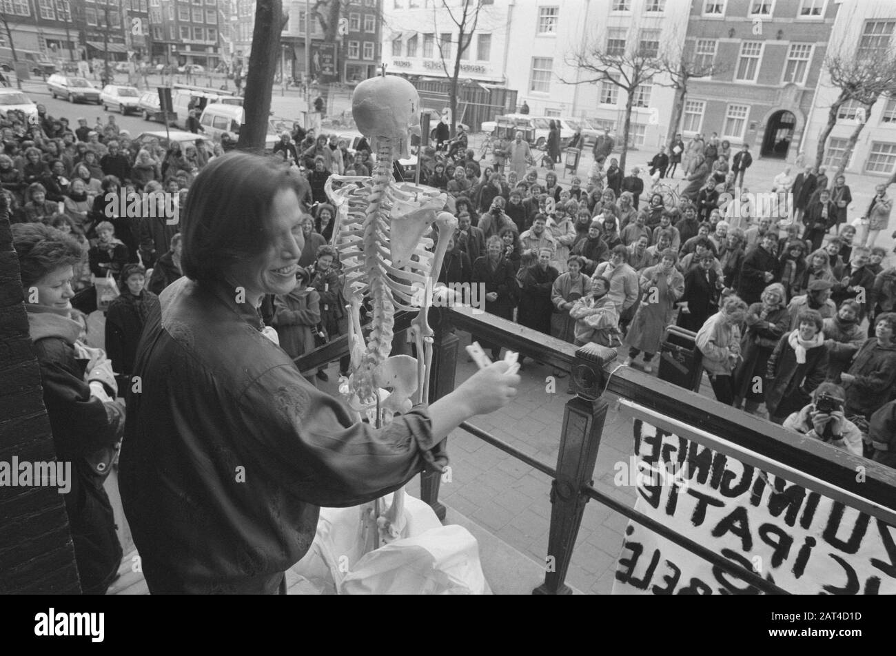 International Women's Day; protest against emancipation policy ...