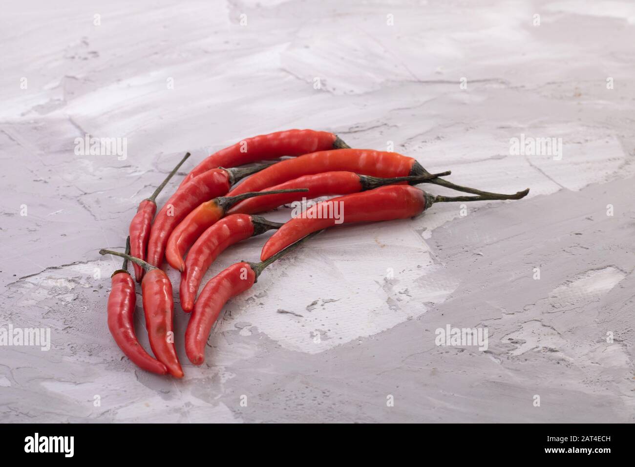 ny red chilli on table, concept. Nobody and top view Stock Photo - Alamy