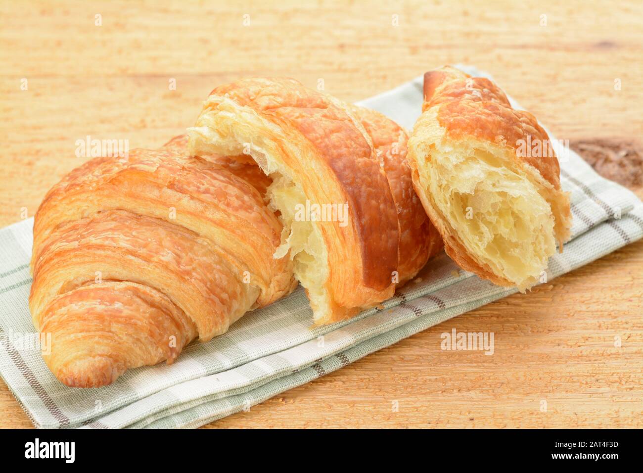 Whole and half croissant hi-res stock photography and images - Alamy