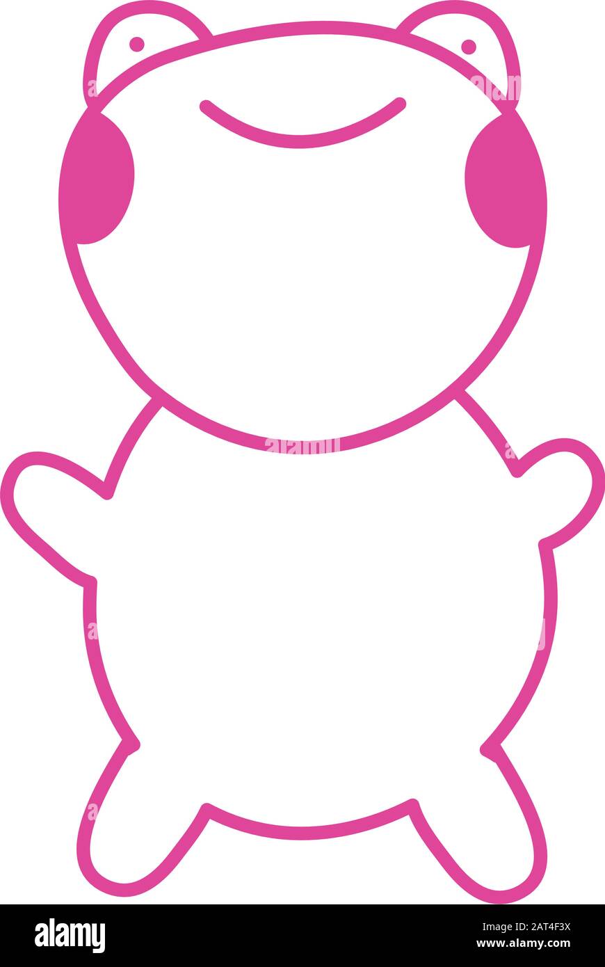 cute little frog character icon Stock Vector Image & Art - Alamy