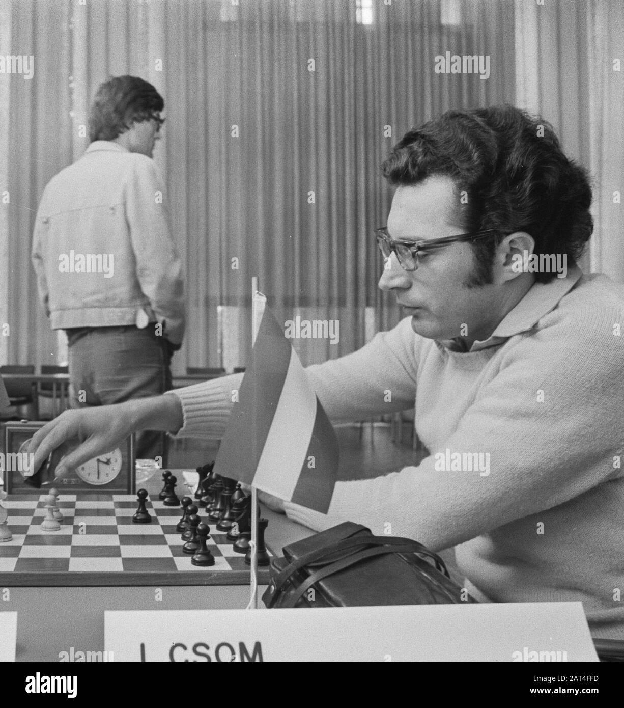 IBM Chess Tournament 12th round, Csom Stock Photo - Alamy