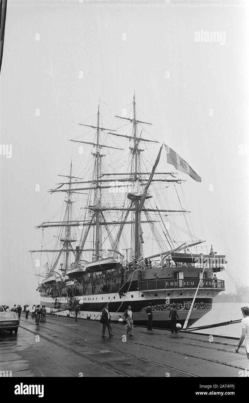 Italian training ship Amerigo Vespucci in Amsterdam Date: August 14 ...