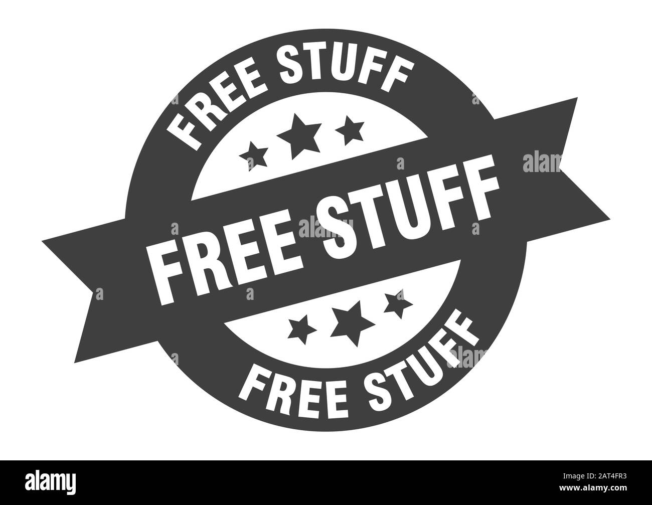 free stuff sign. free stuff round ribbon sticker. free stuff tag Stock ...