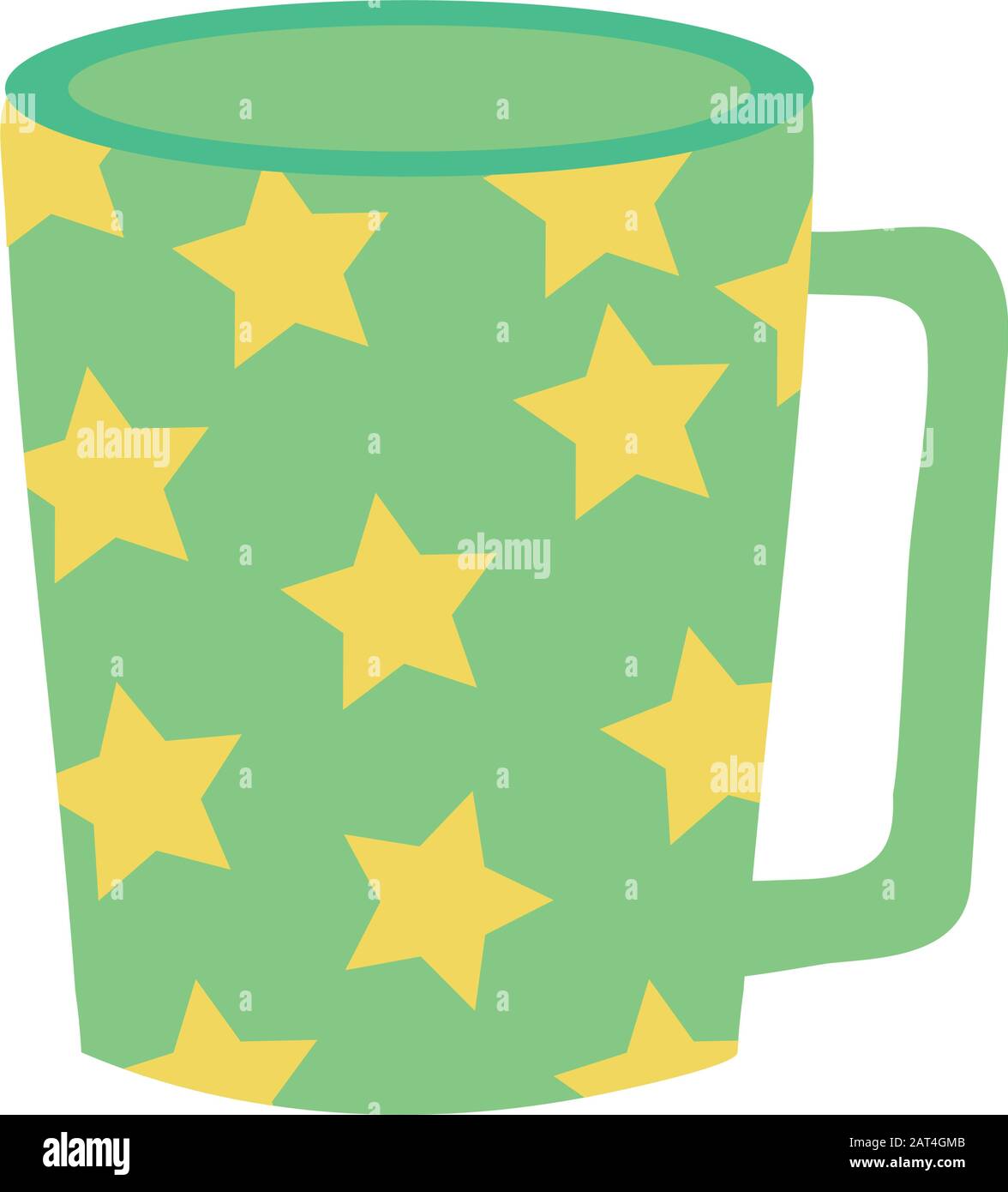 ceramic mug with stars icons Stock Vector Image & Art - Alamy