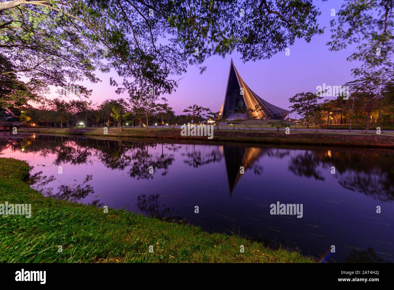 Nakhonpathom , Thailand - 18 Jul, 2019: Prince Mahidol Hall building of ...