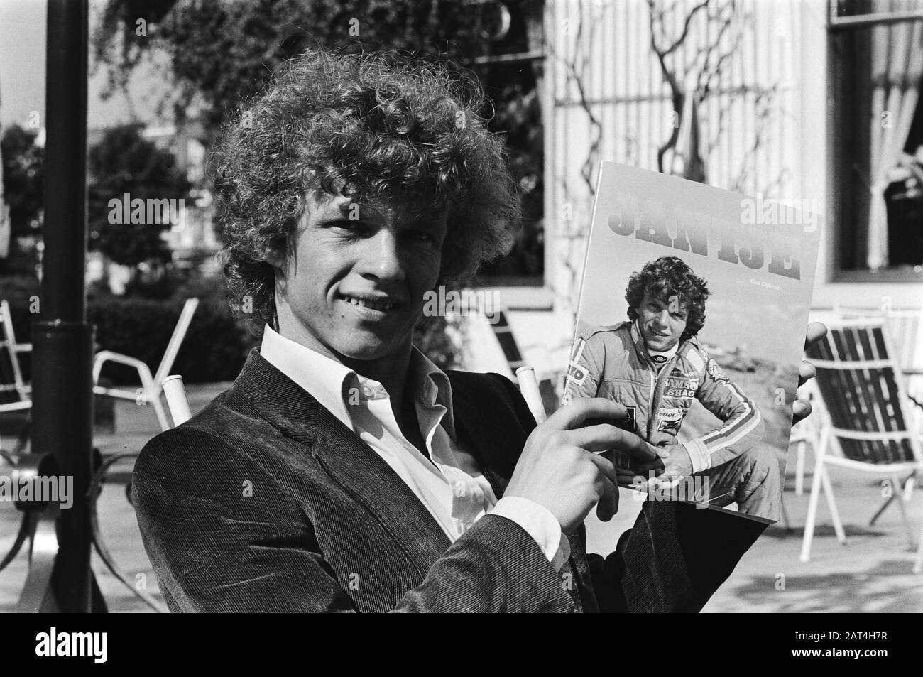 Presentation of a booklet about Formula I driver Jan Lammers, named ...