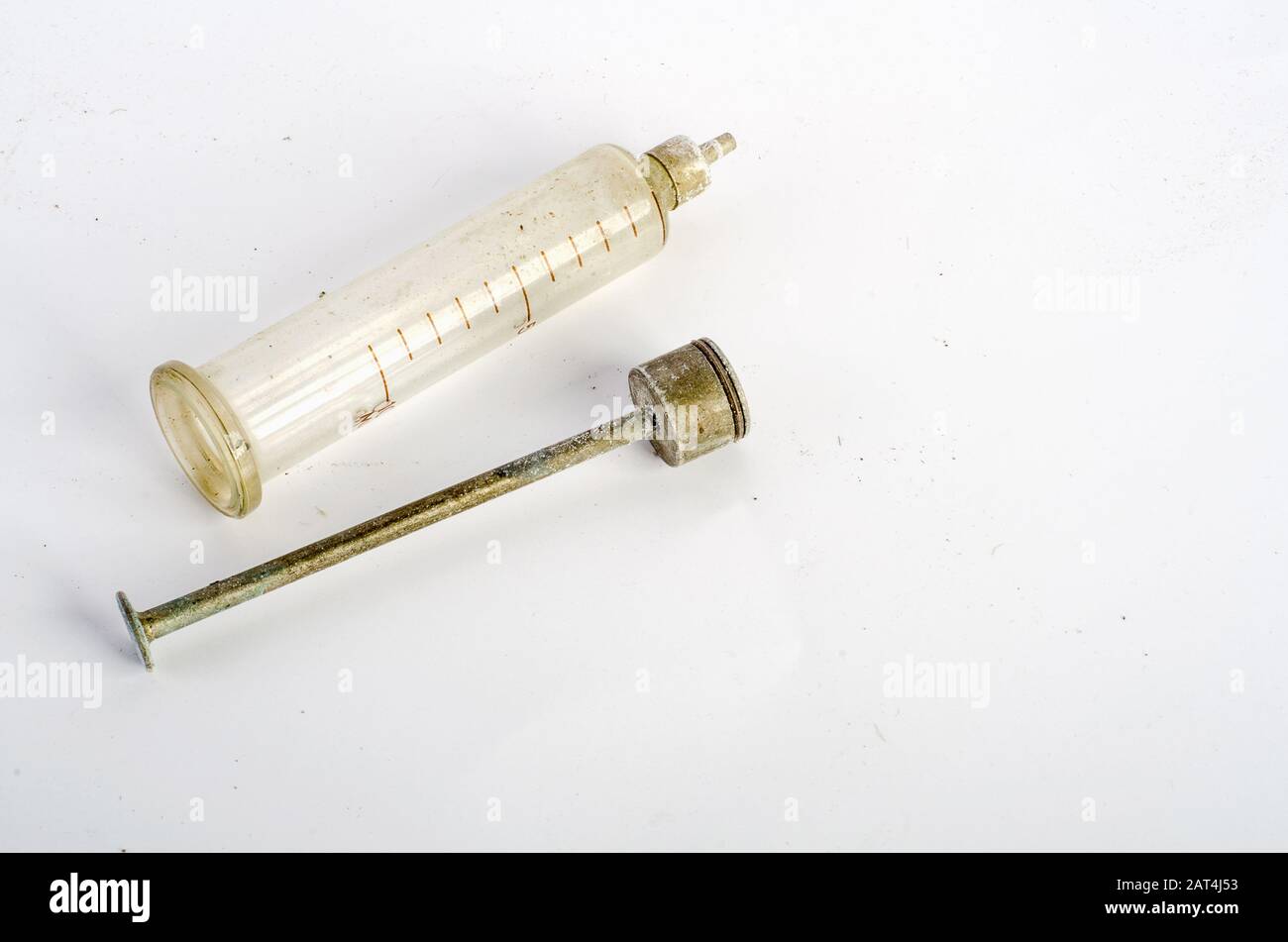 Old Medical Syringes Hypodermic Needles High Resolution Stock ...