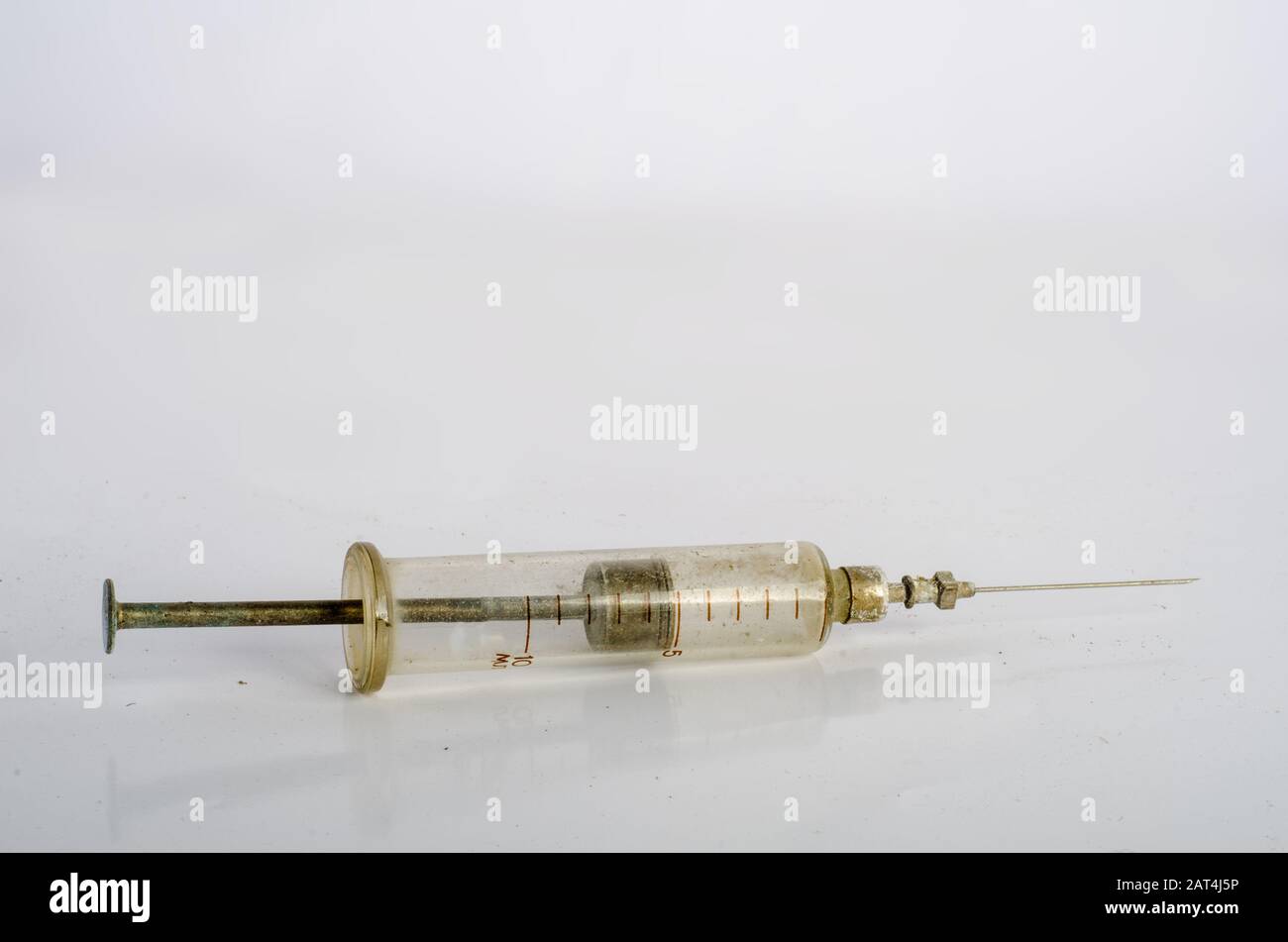 Retro devices injections , syringes , needles, sterelizator Stock Photo ...