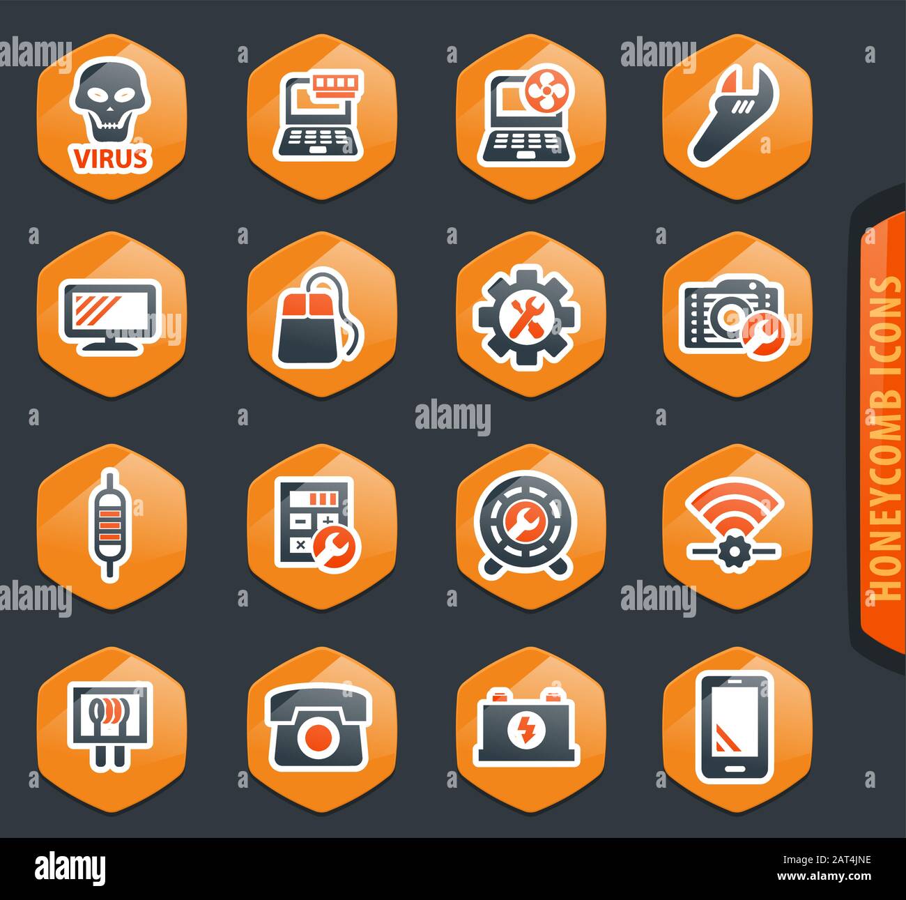 Electronic repair icons set Stock Vector Image & Art - Alamy