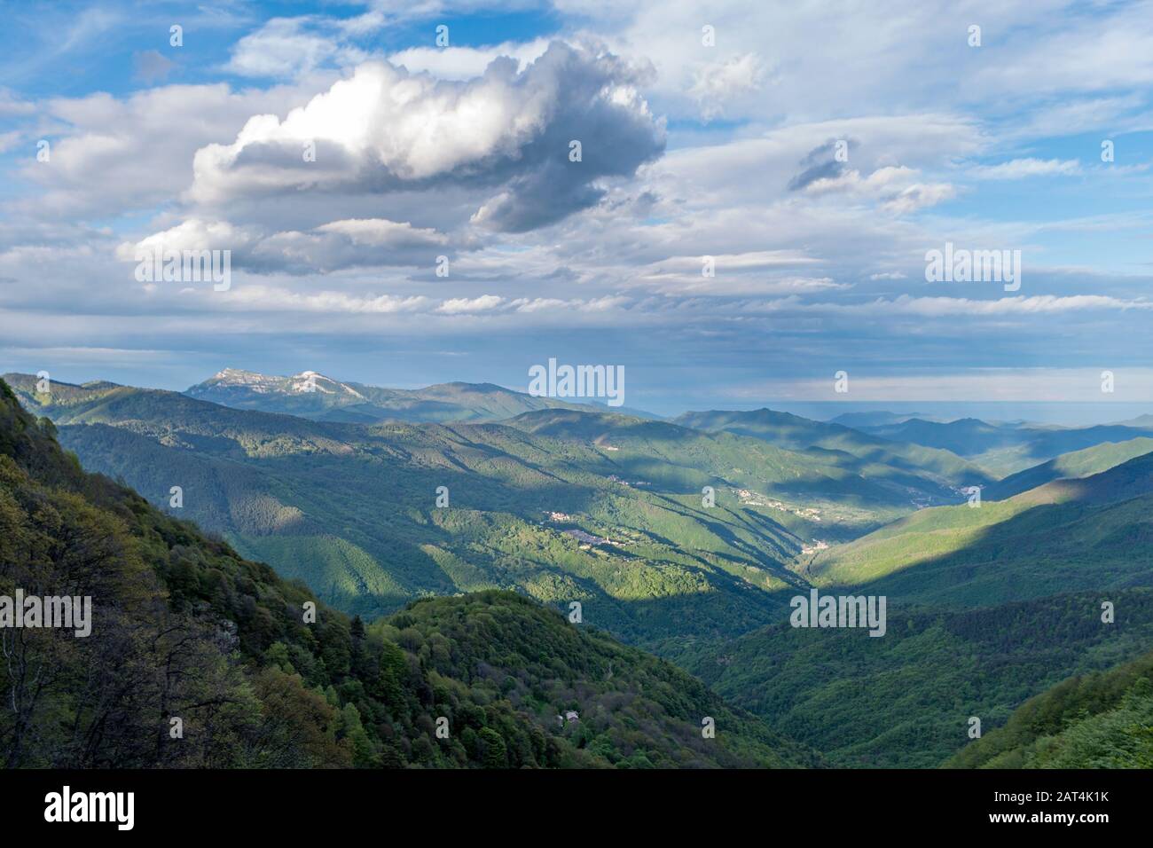 Ligurian Alps mountain range, Arroscia valley, Province of Imperia ...