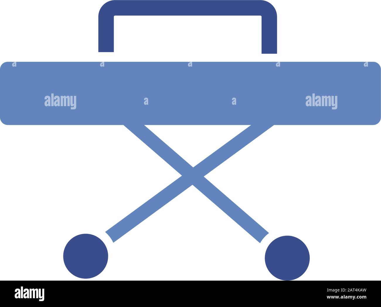 stretcher medical equipment isolated icon Stock Vector Image & Art - Alamy