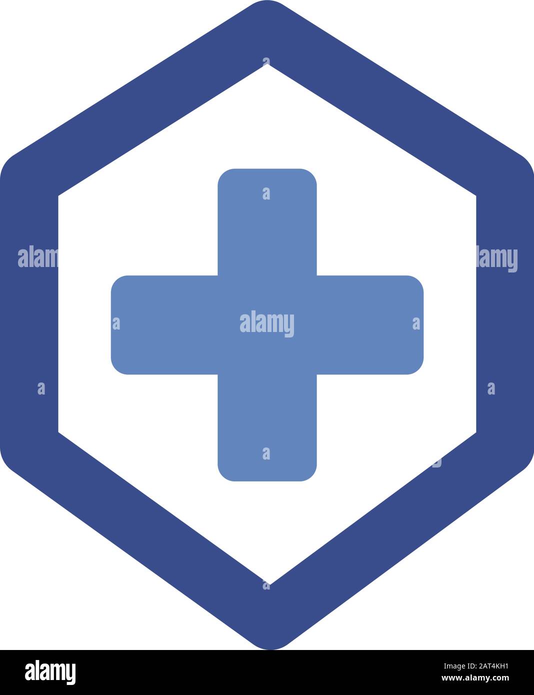 medical cross symbol in shield Stock Vector Image & Art - Alamy
