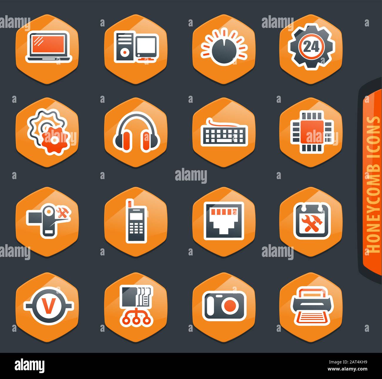 Electronic repair icons set Stock Vector Image & Art - Alamy