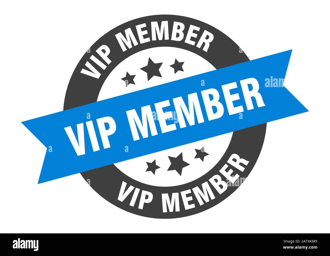 vip member sign. vip member round ribbon sticker. vip member tag Stock ...