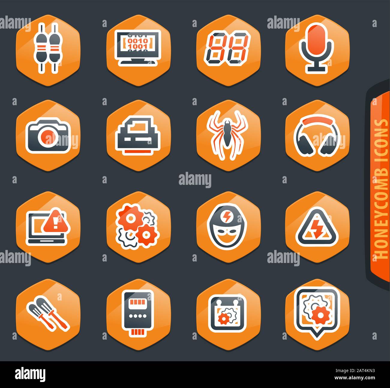 Electronic repair icons set Stock Vector Image & Art - Alamy