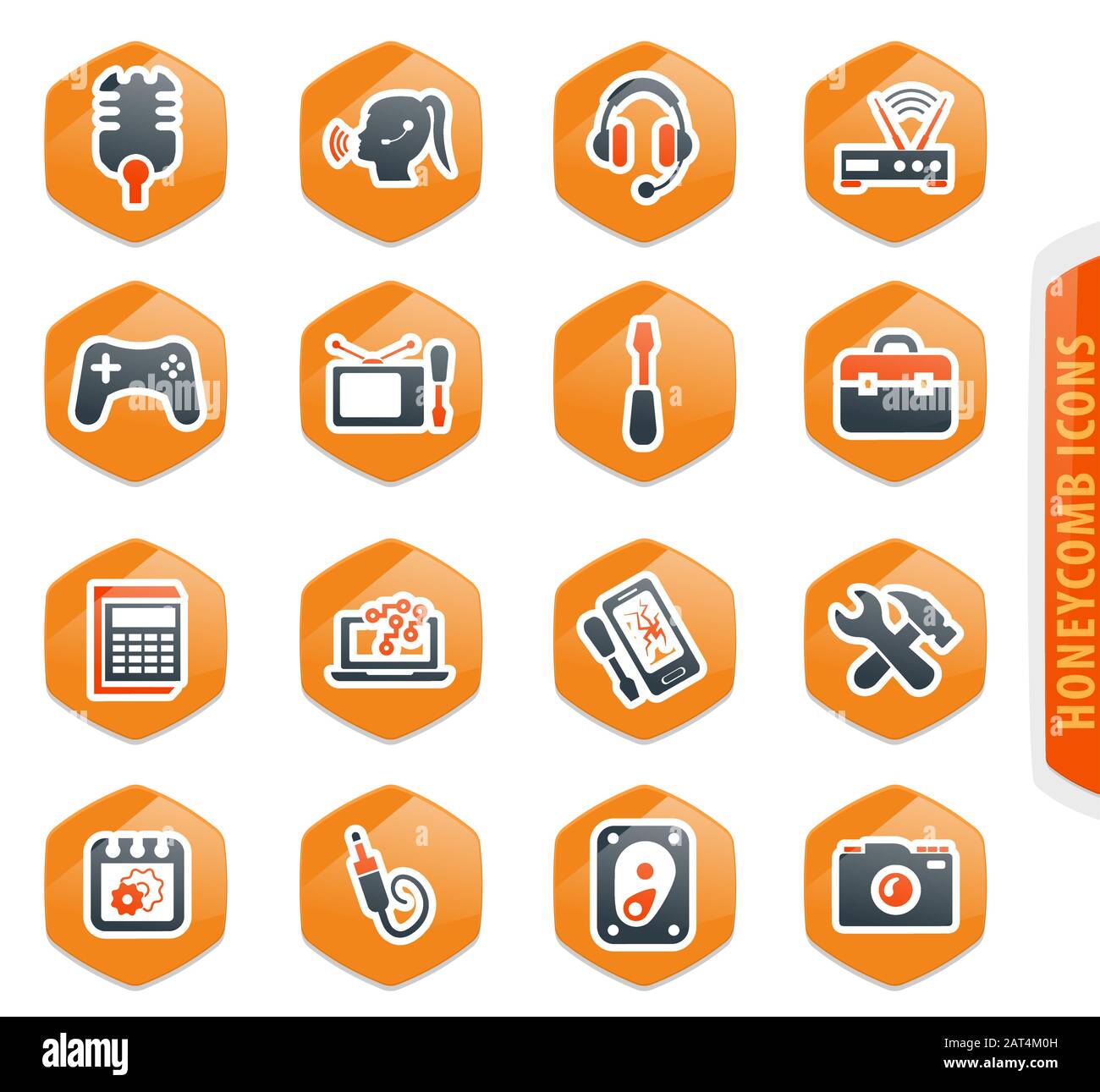 Electronic repair icons set Stock Vector Image & Art - Alamy