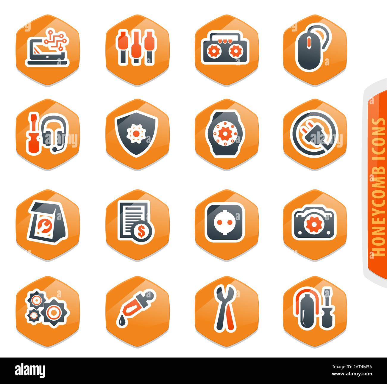 Electronic repair icons set Stock Vector Image & Art - Alamy