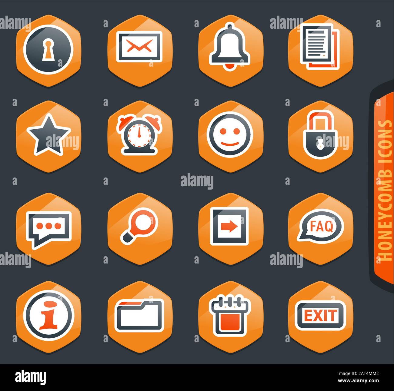Forum interface icons set Stock Vector Image & Art - Alamy