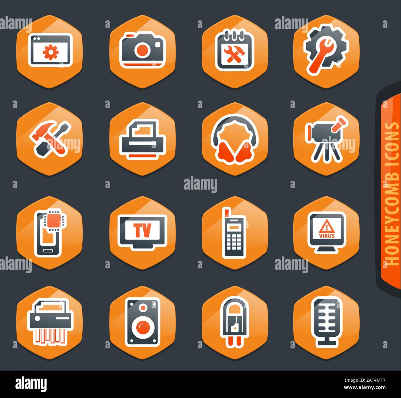 Electronic repair icons set Stock Vector Image & Art - Alamy
