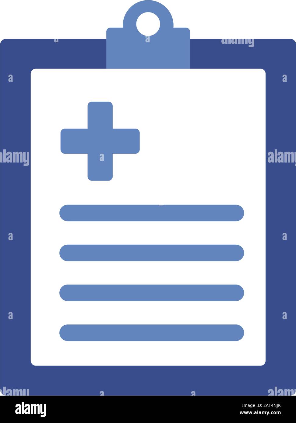 medical check list with rx document flat style icon Stock Vector Image ...